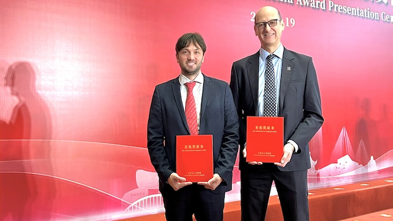 Professors Jon Garibaldi and Giampaolo Buticchi awarded the Ningbo ...